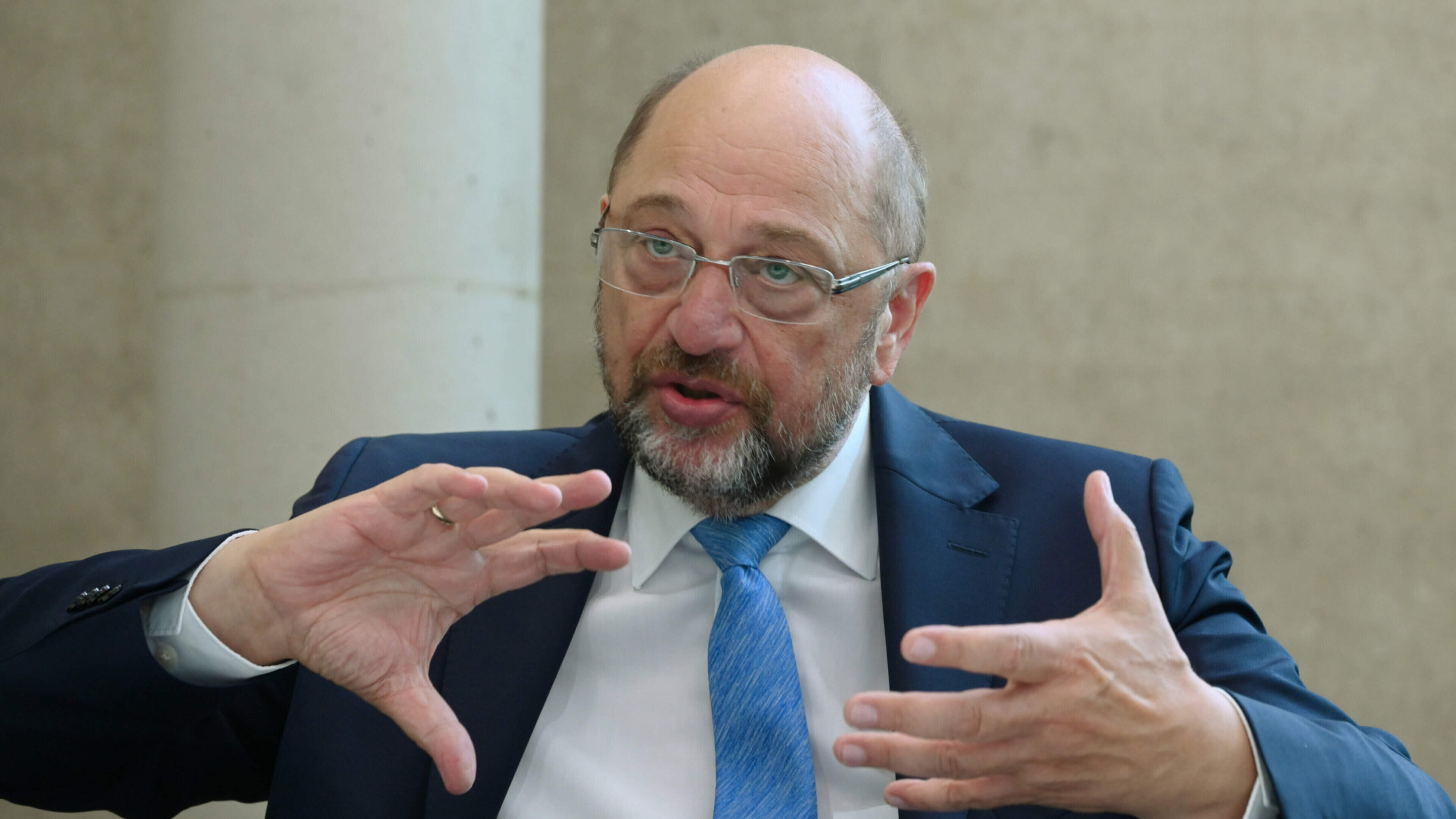 Martin Schulz (SPD) analysiert Europa-Wahl | Aachener Zeitung