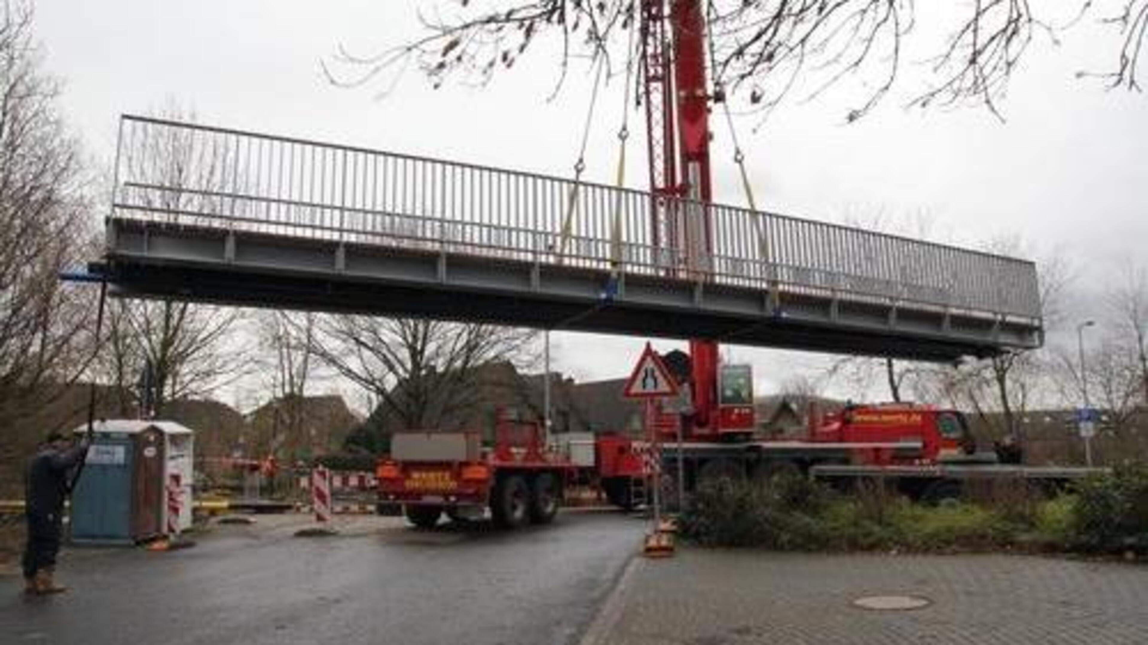 Neue Brücke führt bald über die Wurm | Aachener Zeitung