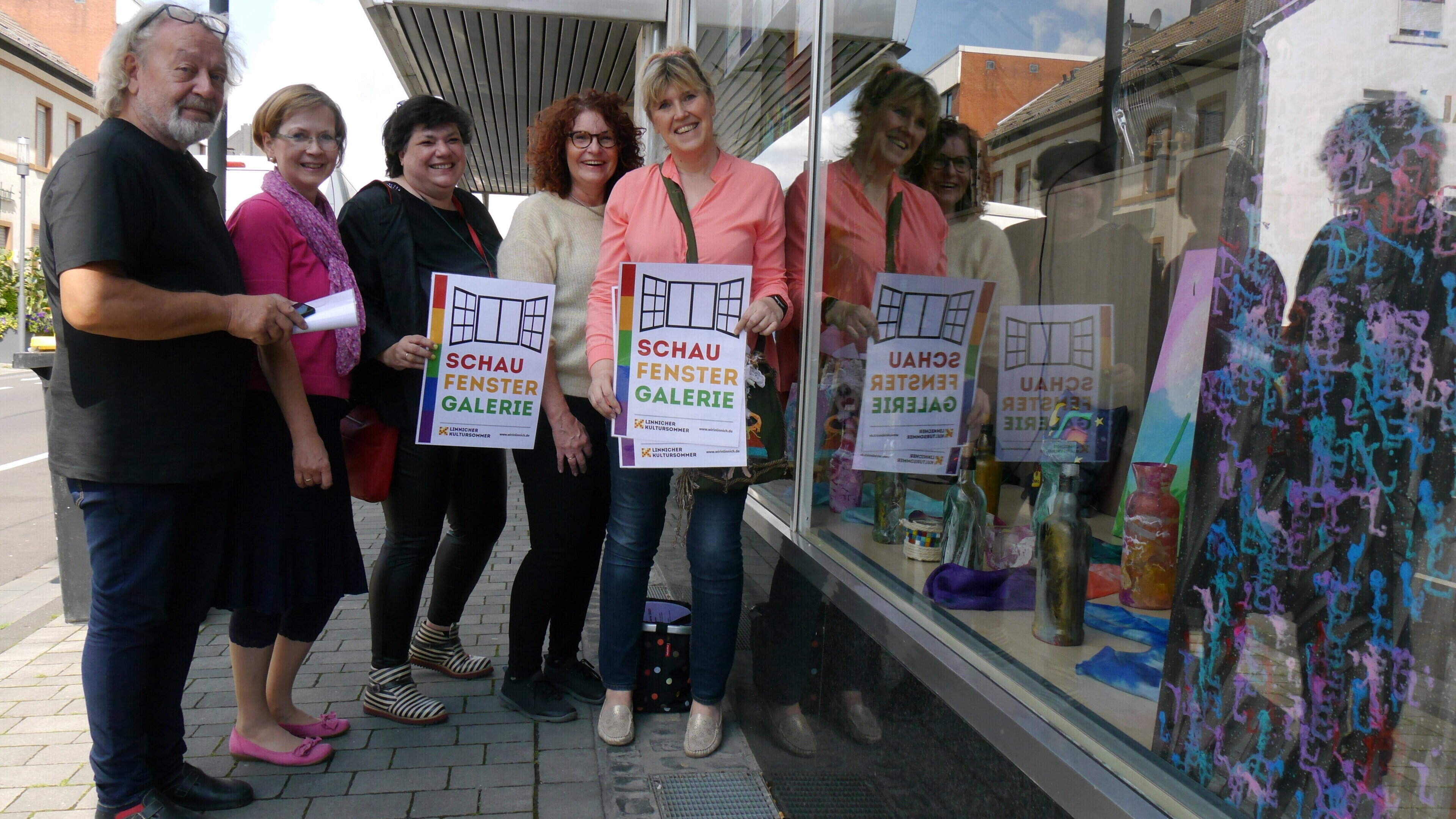 Linnichs Schaufenster werden wieder zur Galerie | Aachener Zeitung