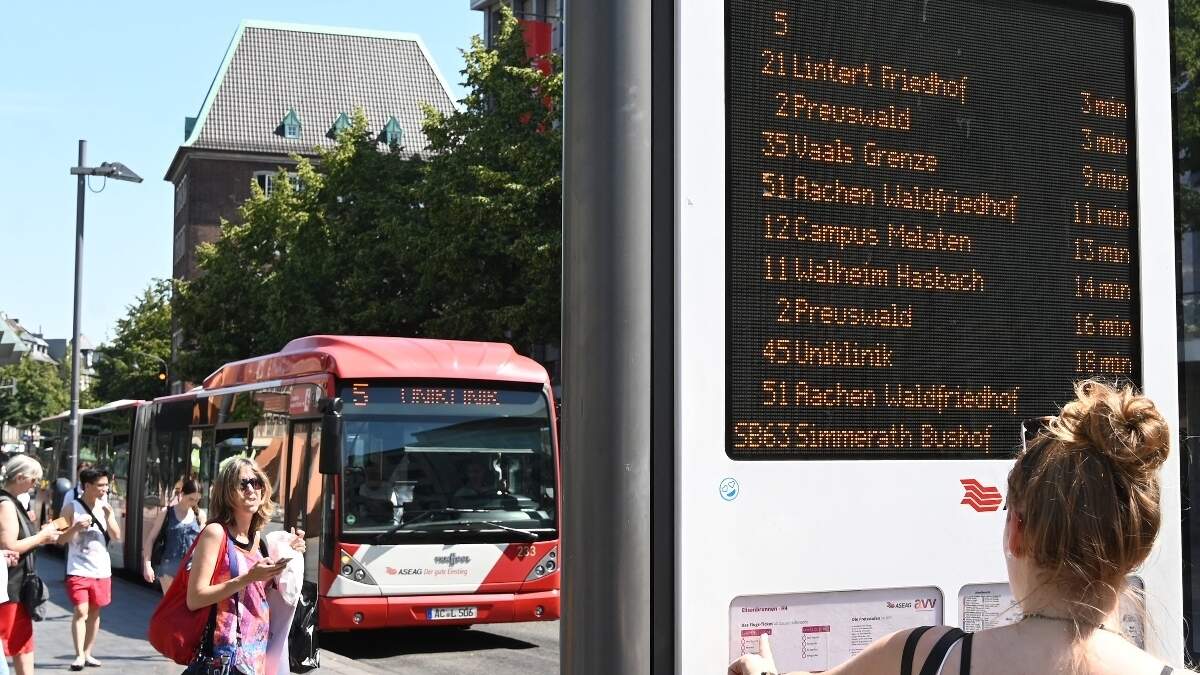 Countdown für den Bus klappt längst nicht immer | Aachener Zeitung