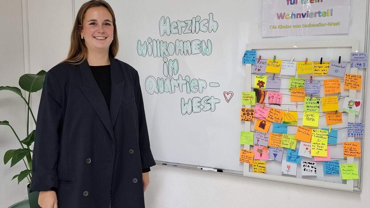Lina Wichert ist die neue Quartiersmanagerin in Eschweiler-West ...