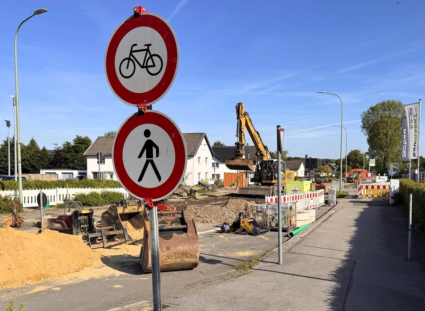 Bauarbeiten auf der B 258 laufen sowohl in Konzen als auch in ...