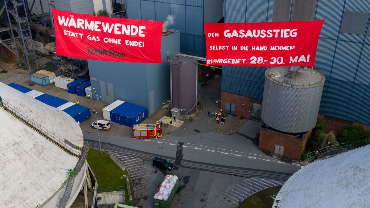 Protest in Herne: Aktivisten kritisieren Gaskraftwerkspläne | Aachener ...